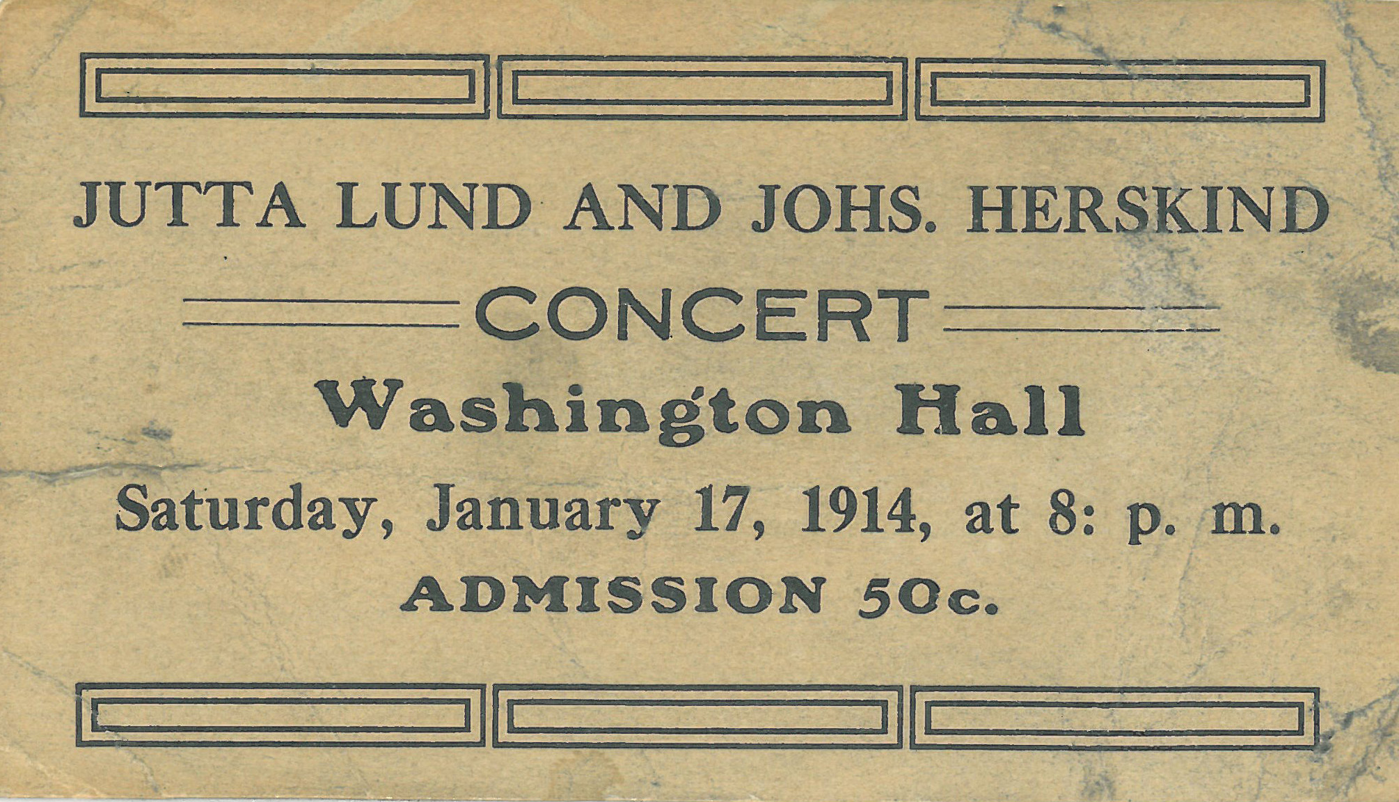 About the Hall - Washington Hall